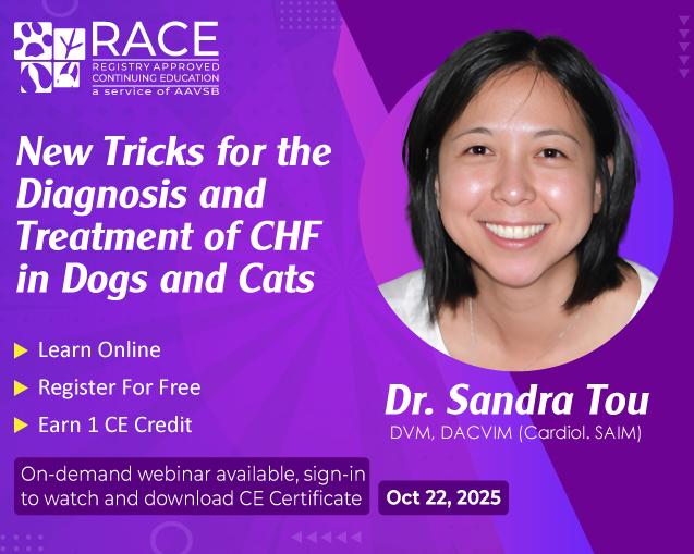 Managing CHF in Dogs and Cats | Register to Watch Webinar